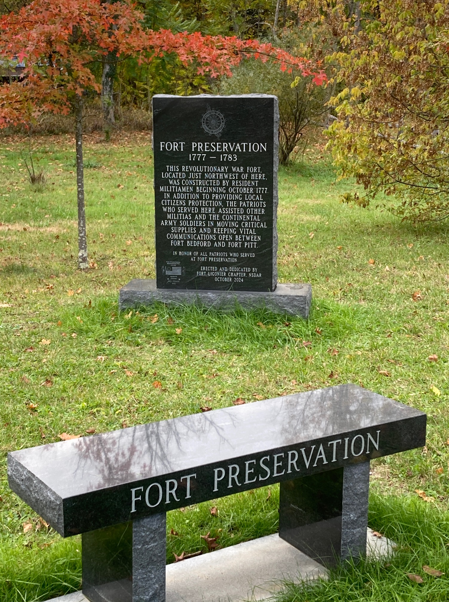 Fort Preservation Project – Fort Ligonier Chapter, NSDAR